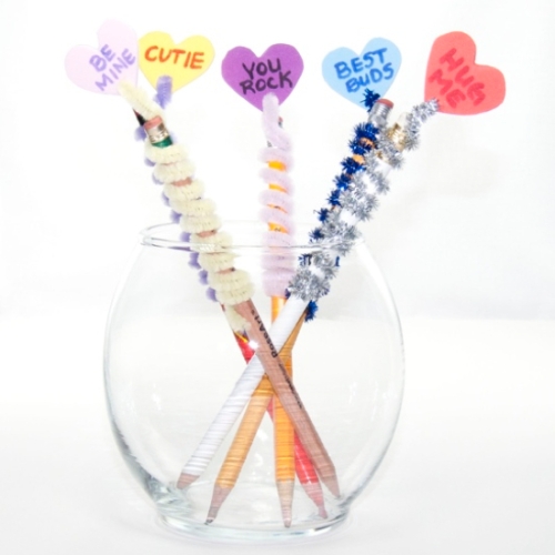 Valentine's Day Pencil Toppers - Kids Kubby