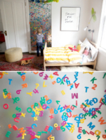 DIY Magnetic Wall - Kids Kubby