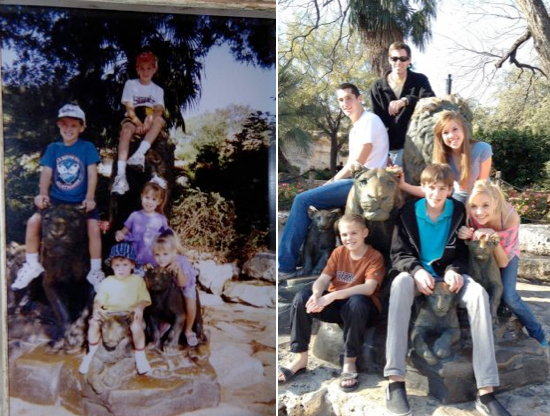 Recreating Old Family Photos - Kids Kubby
