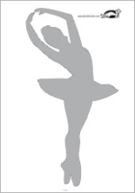 Paper Ballerina Snowflakes - Kids Kubby