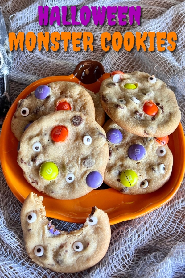 Halloween Monster Cookie Recipe - Kids Kubby
