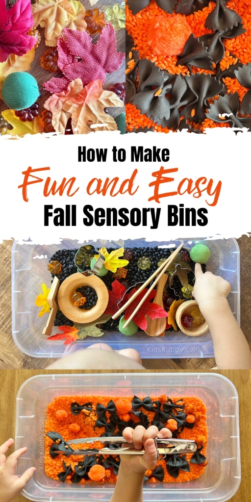 3 Easy Fall Sensory Bins Your Kids Will Love - Kids Kubby