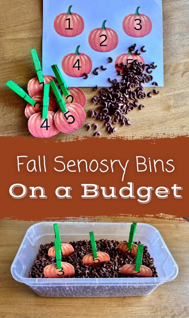 3 Easy Fall Sensory Bins Your Kids Will Love - Kids Kubby