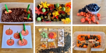 3 Easy Fall Sensory Bins Your Kids Will Love - Kids Kubby