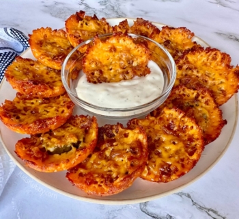 Cheesy Bacon Fried Pickles - Kids Kubby
