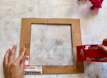 DIY Flower Trees (with cardboard & tape)