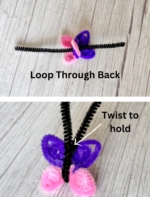 Pipe Cleaner Butterfly Rings