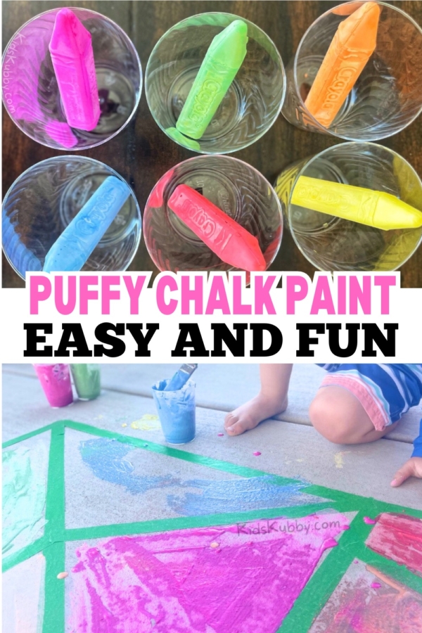 DIY Sidewalk Chalk Paint - Awesome Summer Activity For Kids!