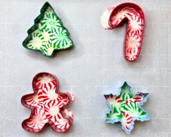 Melted Peppermint Candy Ornaments
