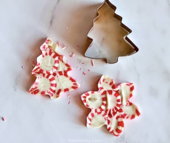 Melted Peppermint Candy Ornaments