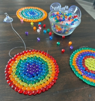 Melted Bead Suncatchers | Awesome Project To Make With Your Kids!