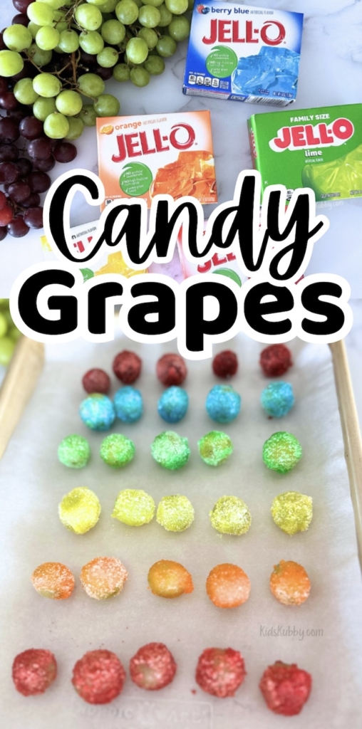 Candy Grapes Made With Jello!