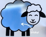 Cotton Ball Sheep Craft - Kids Kubby