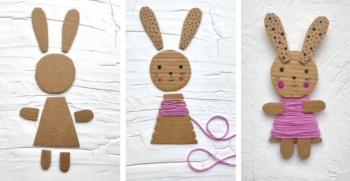 Adorable Cardboard Bunnies