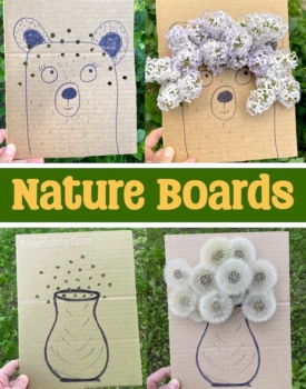 Nature Boards (Creative Outdoor Activity For Kids)