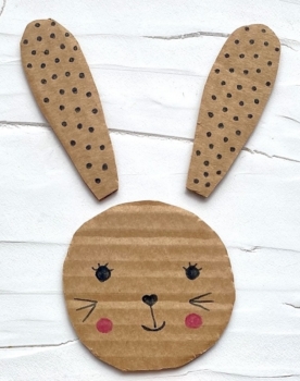 Adorable Cardboard Bunnies