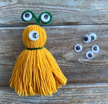 DIY Adorable Yarn Monsters