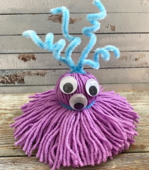 DIY Adorable Yarn Monsters