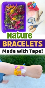 DIY Nature Bracelets (Made With Tape!)