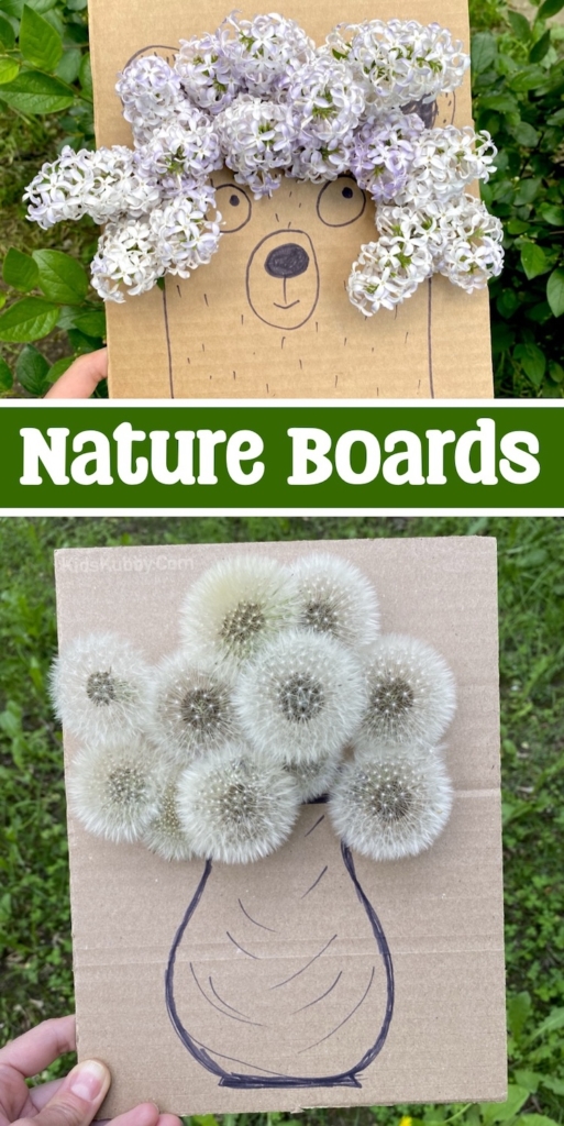 Nature Boards (Creative Outdoor Activity For Kids)