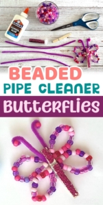 Beaded Pipe Cleaner Butterflies (With Step-by-Step Photos)