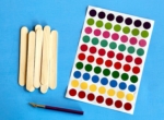 Popsicle Stick Dot Matching Game