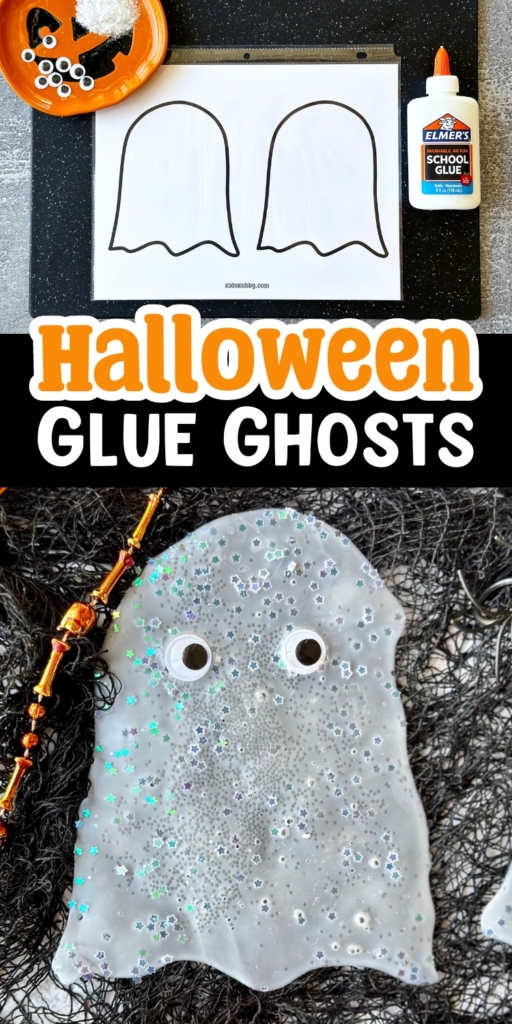 Halloween Glue Ghosts