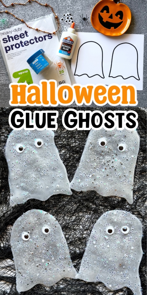Halloween Glue Ghosts