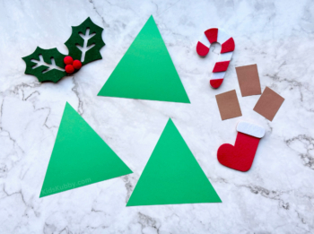 Christmas Tree Counting Activity Using Dot Stickers