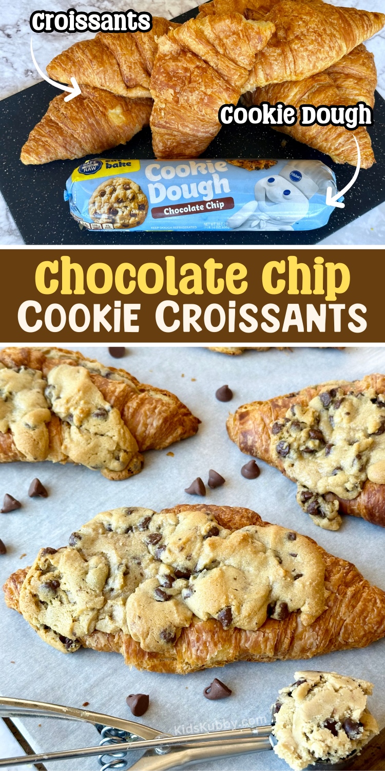 Chocolate Chip Cookie Croissants