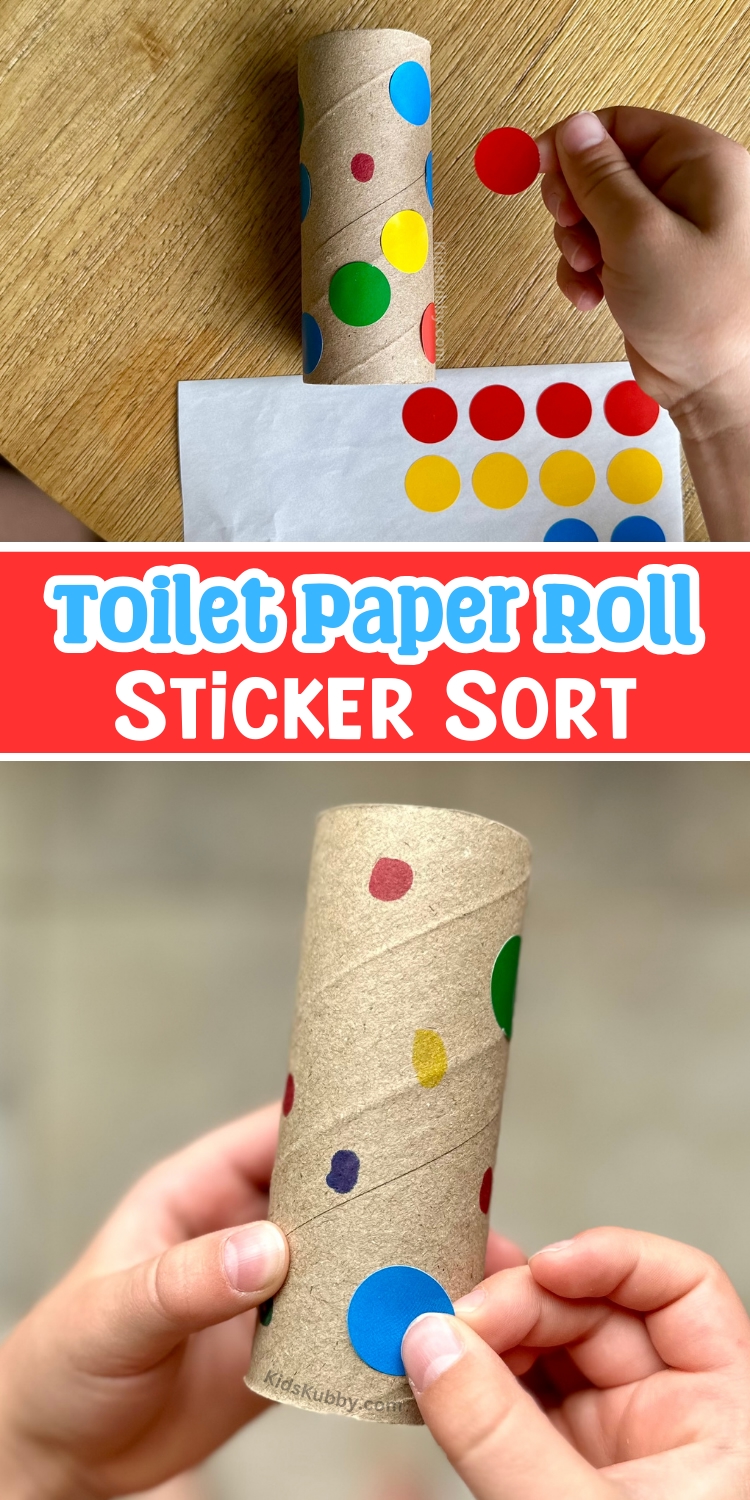 Toilet Paper Roll Color Sort