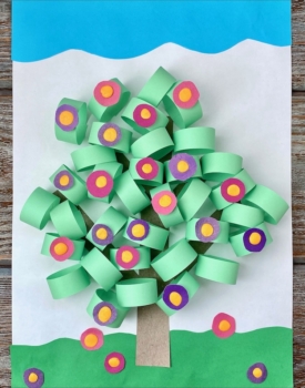 3D Paper Tree Craft
