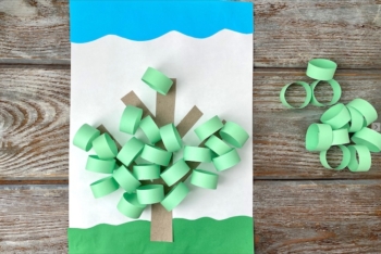 3D Paper Tree Craft
