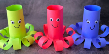 Paper Roll Octopus - Kids Kubby