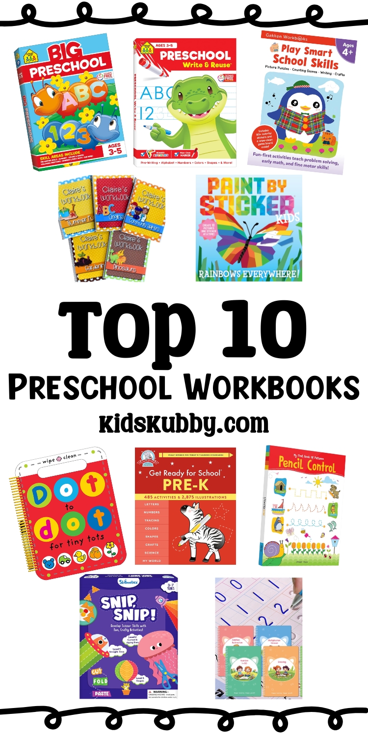 10 Awesome Activity Workbooks For Preschoolers