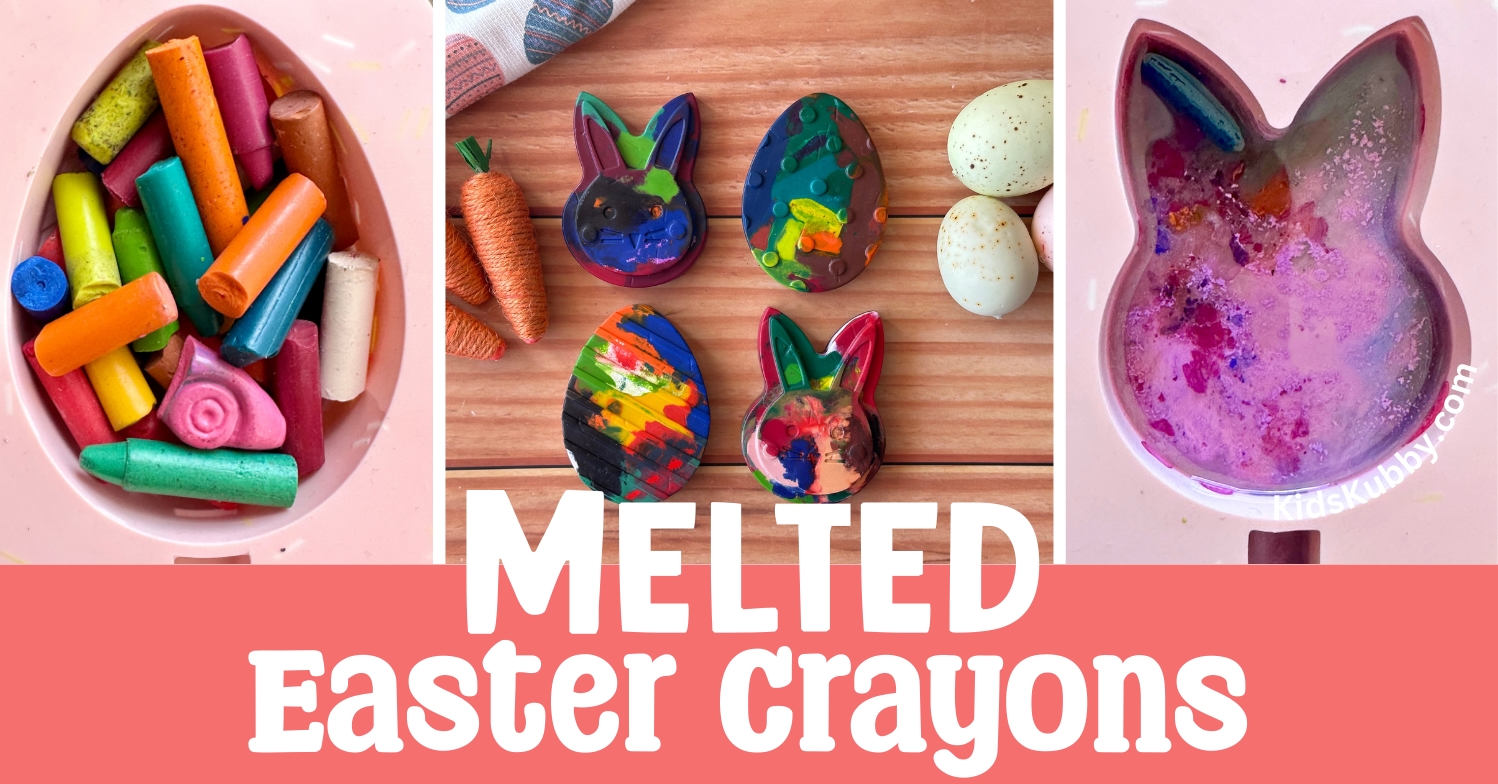 Homemade Easter Crayons For Kids