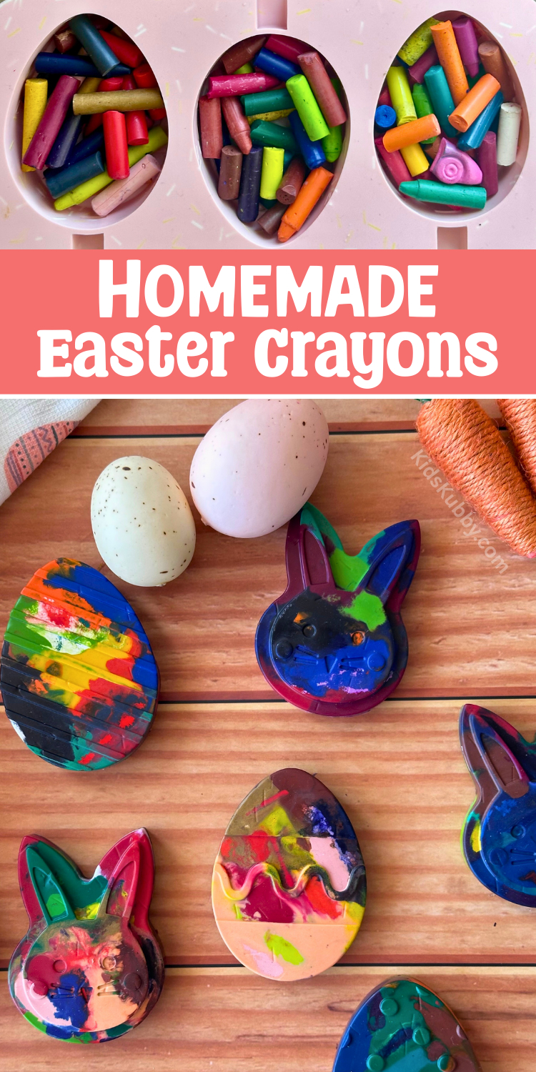 Homemade Easter Crayons For Kids