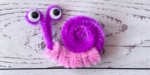 Fuzzy Pipe Cleaner Snails