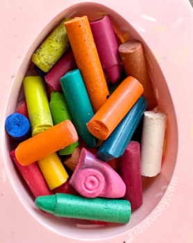 Homemade Easter Crayons For Kids