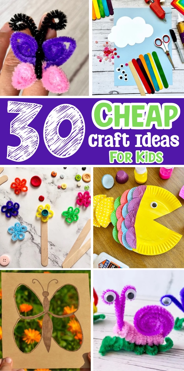 Easy & Cheap Craft Ideas For Kids