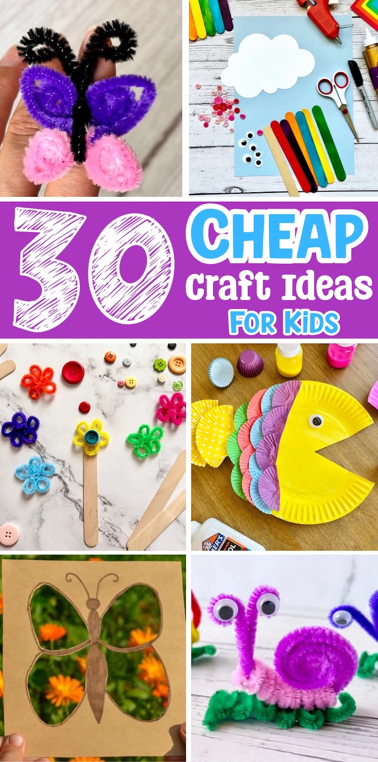 Easy & Cheap Craft Ideas For Kids