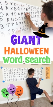 Halloween Word Search For Kids 👻