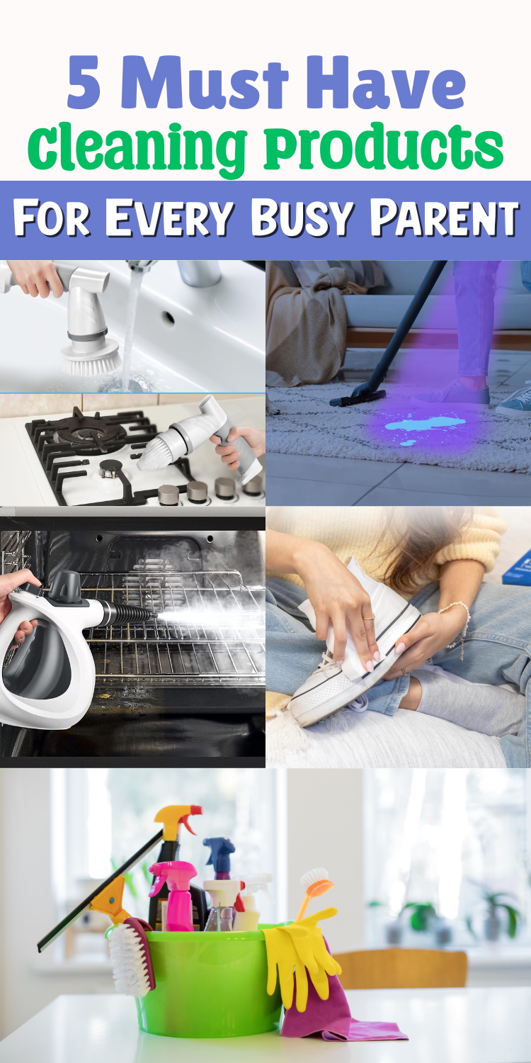 5 Must Have Cleaning Products For Busy Parents