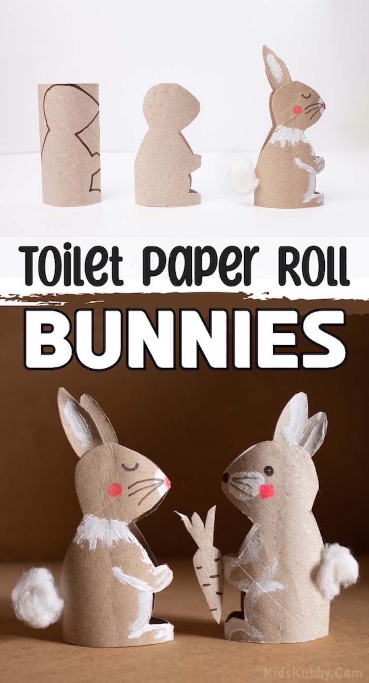 Toilet Paper Roll Bunny Craft